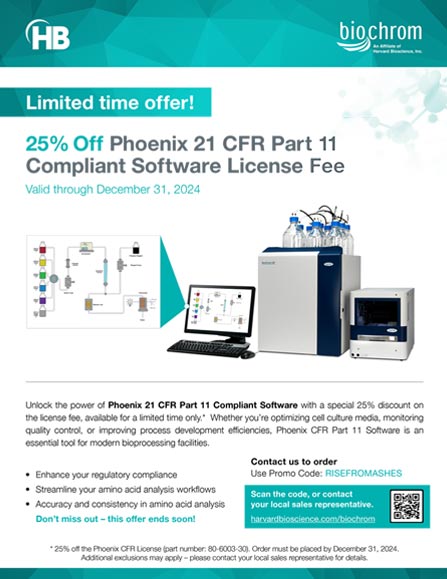 Special Offers from Biochrom | Harvard Bioscience