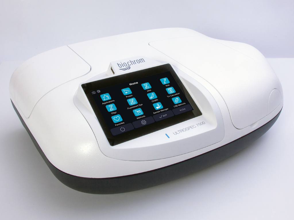 Ultrospec 7500 UV-Vis Spectrophotometer | Biochrom | Harvard Bioscience